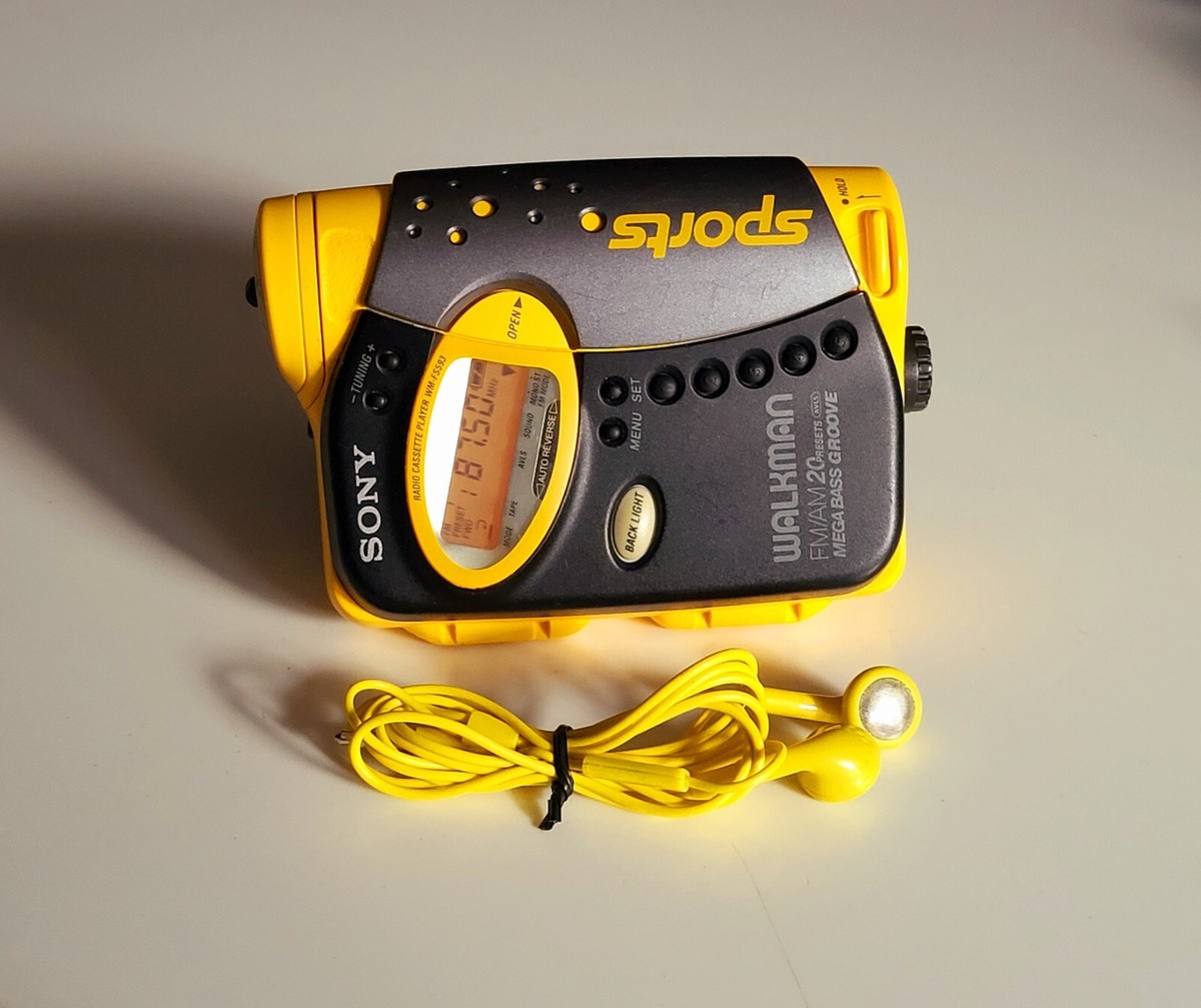 Original Sony Walkman Amarelo Walkman