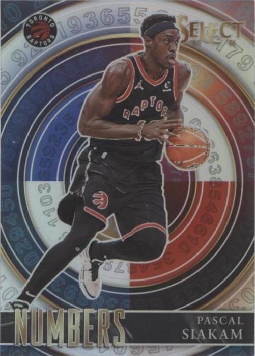 2020-21 Panini Select - Select Numbers Pascal Siakam #32 Silver Prizm ...