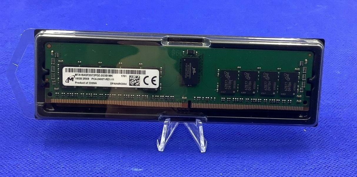 MTA18ASF2G72PDZ-2G3B1 MICRON 16GB (1X16GB) 2RX8 PC4-2400T DDR4 MEMORY ...