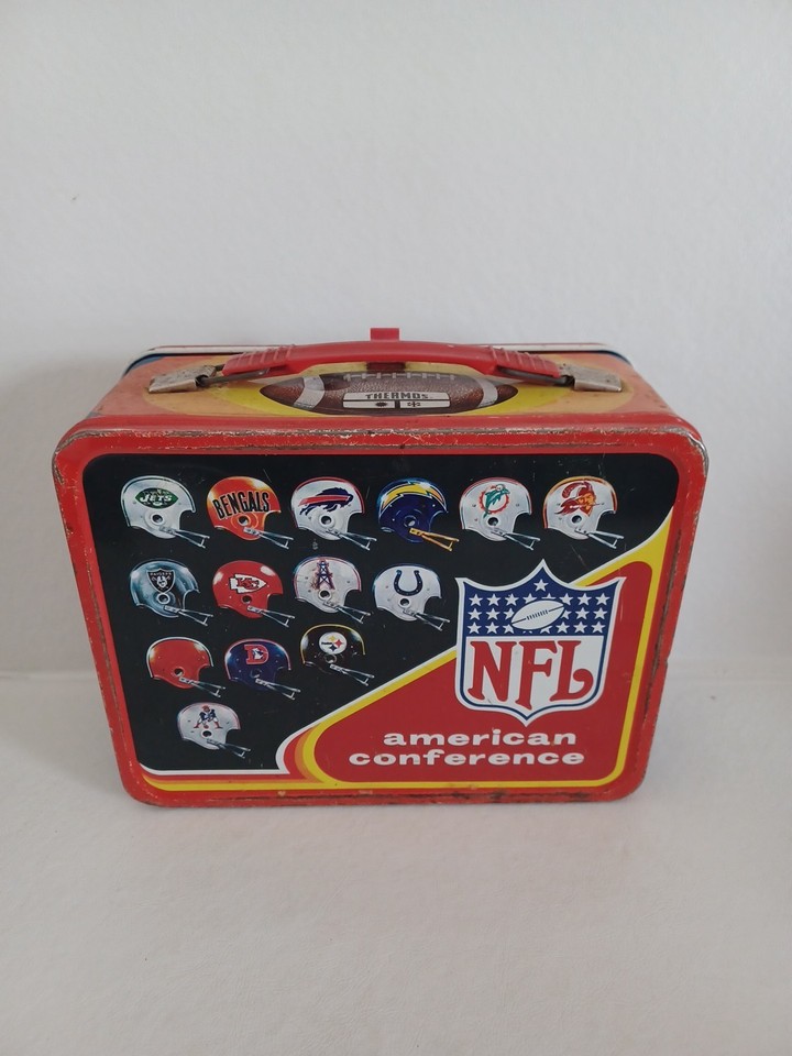 1976 National Conference NFL Metal Lunch Box - NO THERMOS. | eBay