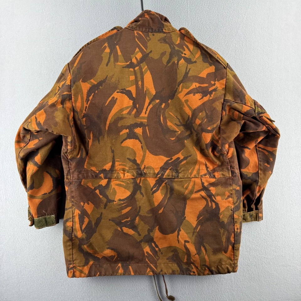 Vintage British Smock Combat DPM Jacket Size 160/104 RARE ORANGE ...