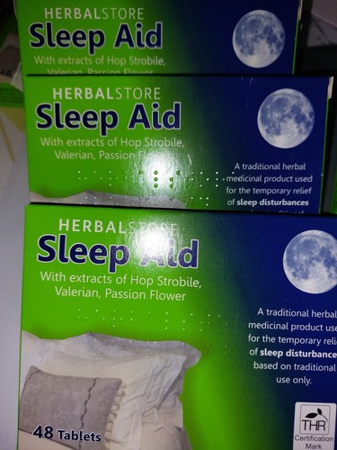 480 Tablets 100% Natural SleepAid Valerian Passion flower Hops Strobil ...