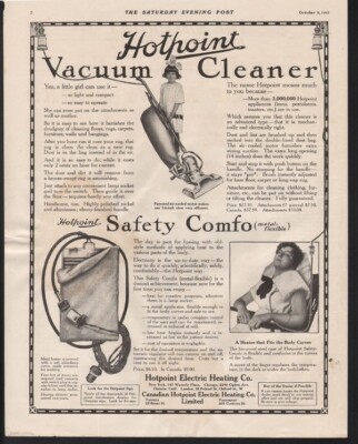 1915 HOTPOINT ELECTRIC VACUUM CLEANER CHICAGO HOME MEDICAL NURSE 19558 ...
