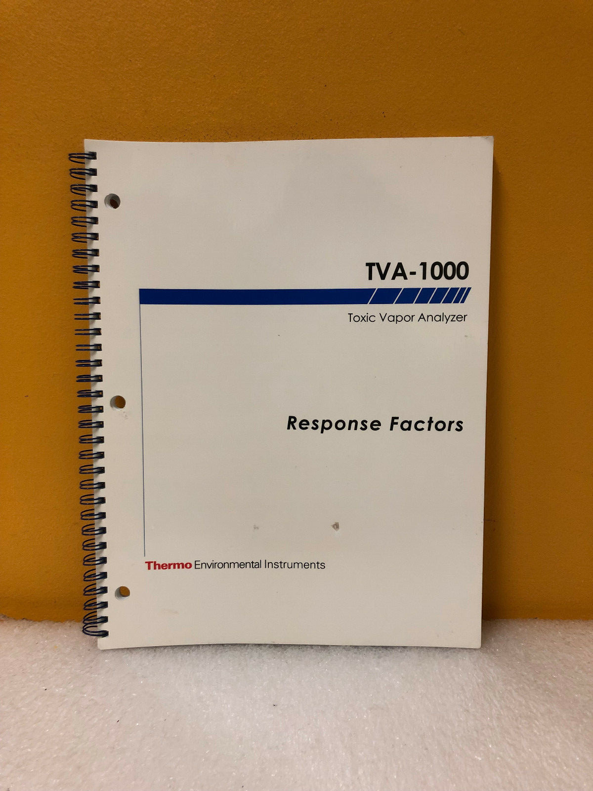 Thermo Environmental 50039 TVA-1000 Toxic Vapor Analyzer Response ...