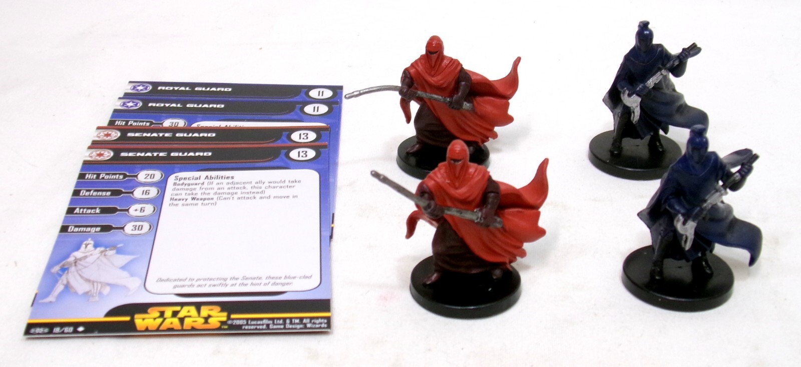 Wizards Star Wars Miniatures Revenge of the Sith Uncommon Royal Senate ...