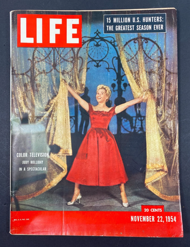 LIFE MAGAZINE - Nov 22 1954 - COLOR TELEVISION / Judy Holiday / Louis ...
