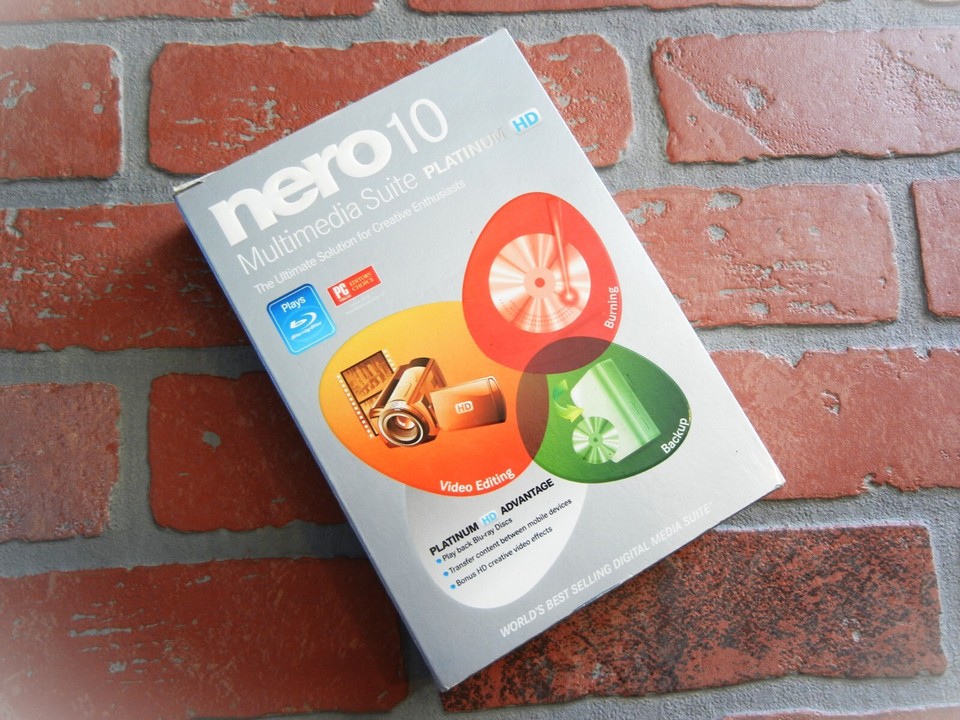 NERO 10 PLATINUM SOFTWARE With Users Artwork Made FOR Audio GEEKS All ...