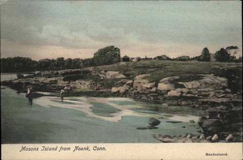 Noank Connecticut CT Masons Island Rotograph c1900s-10s Postcard | eBay