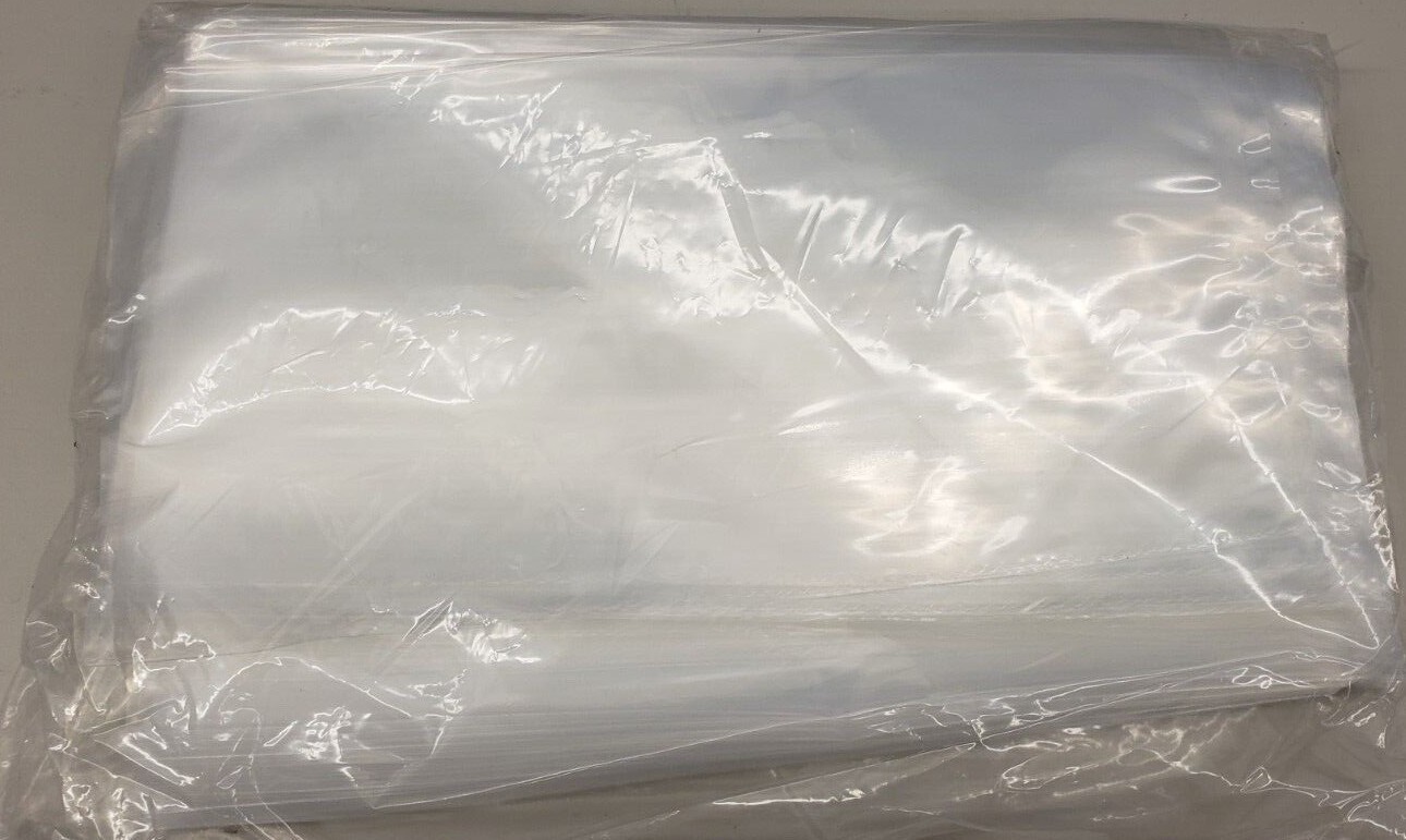 100 Clear Flat Open End 6x12 Plastic Merchandise Product Bags 6'' x 12 ...