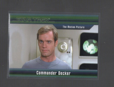2011 STAR TREK CLASSIC MOVIES HEROES & VILLAINS #1 COMMANDER DECKER 187 ...