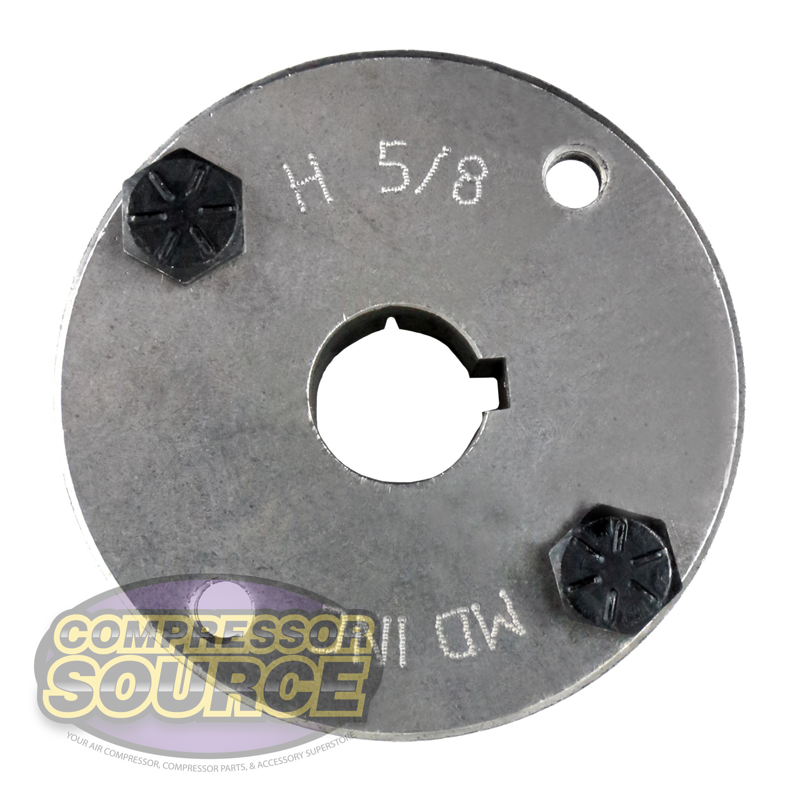 5/8" Bore H style Steel Sheave / Pulley Bushing Split Taper For Keyed ...