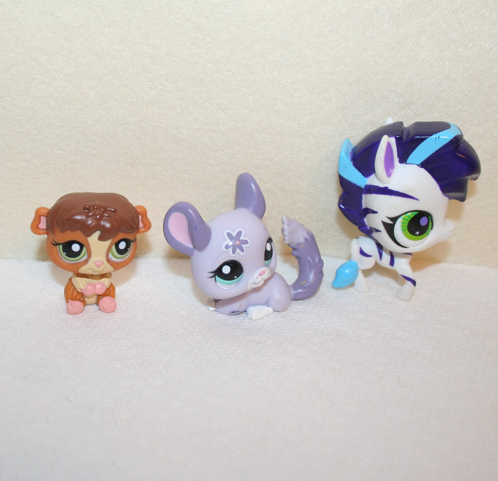 Littlest Pet Shop LPS * Chinchilla #2135 / Zebra #2856 / Guinea Pig ...