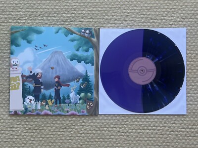 Pokemon Arceus Legends Soundtrack LP Purple Split Splatter Vinyl Not ...