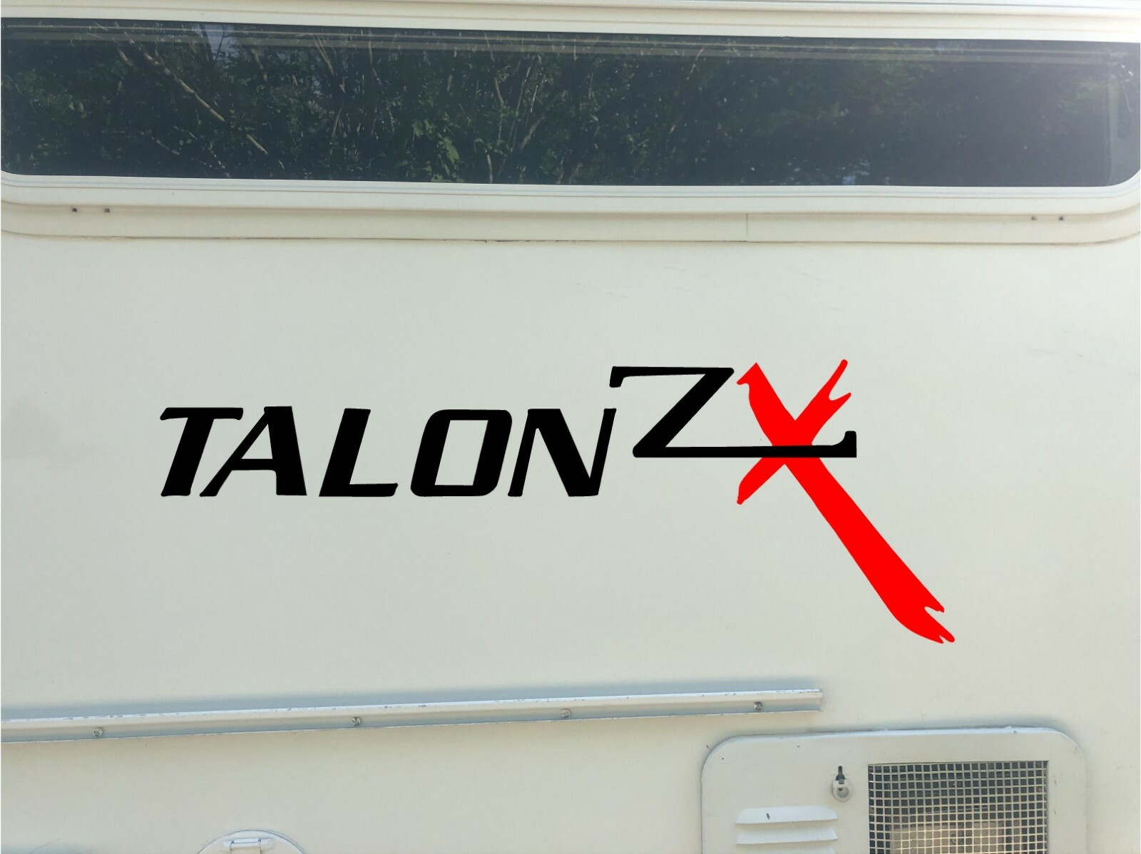 4pc TALON ZX Camper RV Vinyl Decal Sticker Graphics Stickers 36 in | eBay