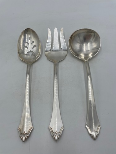 3pc Serving Pieces Kenwood Oneida Slotted Spoon Fork Canada Ladle ...