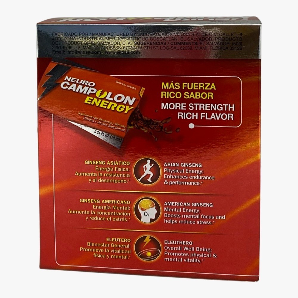 NEURO CAMPOLON ENERGY12(10ML)SOBRES 120ML/4OZ | eBay