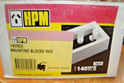 HPM Mounting Block in RED ,,140RED | eBay Australia