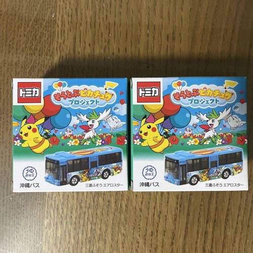 Tomica Soratobu Pikachu Project Bus Okinawa 2 Pieces | eBay