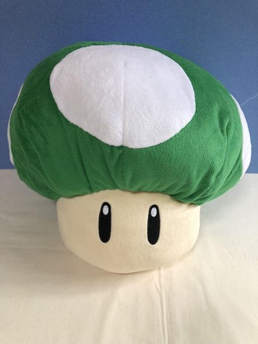 Super Mario Extra Large Plush Super Mushroom 1UP Mushroom | eBay