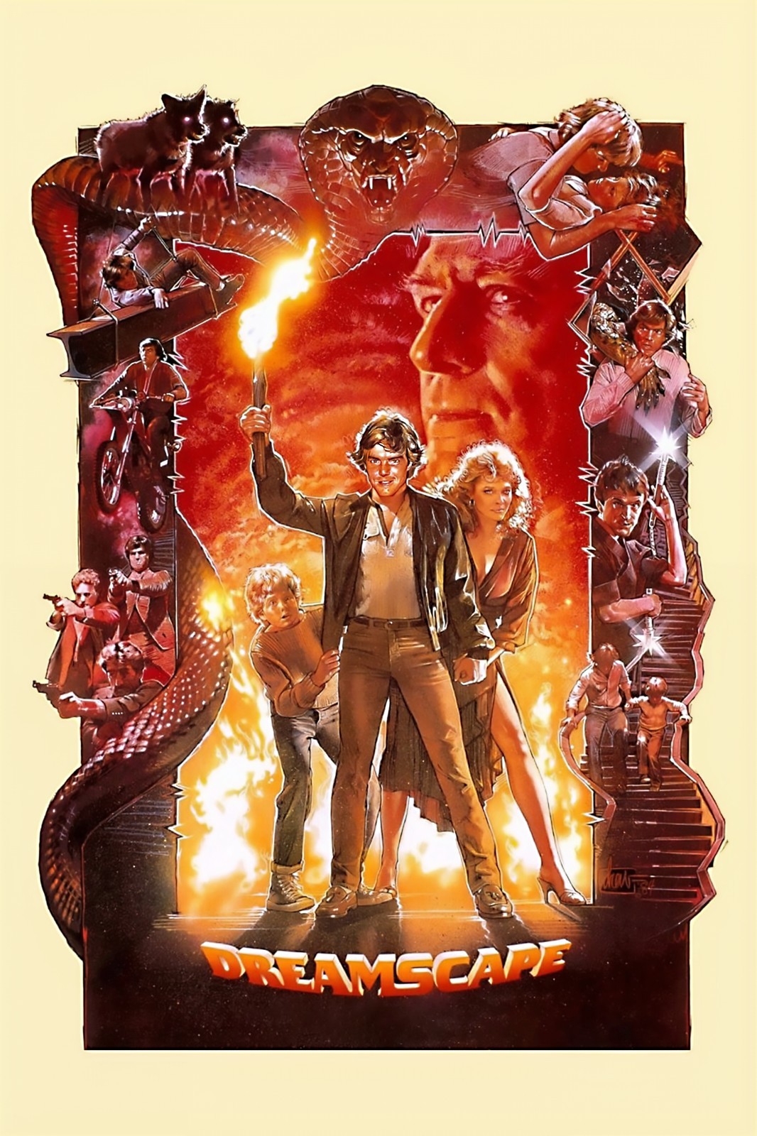 Dreamscape 1984 Dennis Quaid Movie Poster Wall Art | eBay