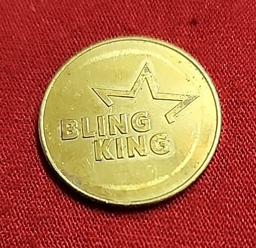 Token coin Bling King Star Free Shipping | eBay