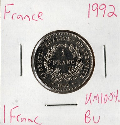 Coin France 1 Franc 1992 KM1004.1 | eBay