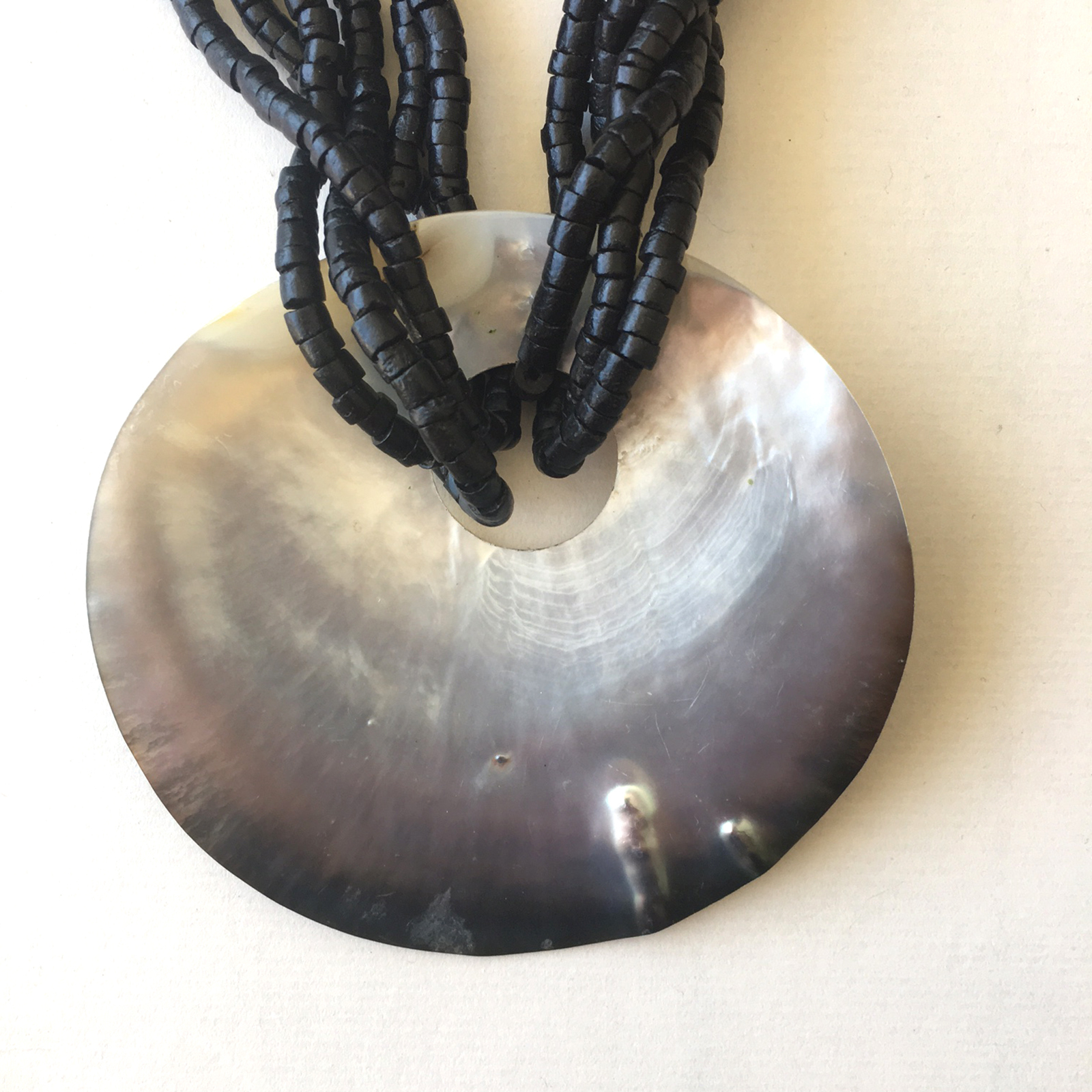 Vintage Danish Monies Gerda Lynggaard Necklace Black Pearl Stranded ...