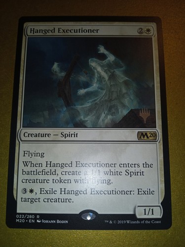 MTG Magic The Gathering M20 Core Set 2020 Hanged Executioner Promo rare ...