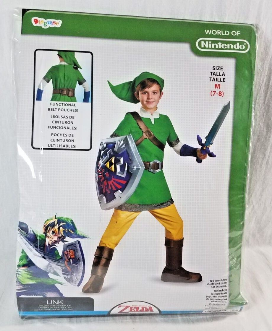 World Of Nintendo The Legend Of Zelda "Link" Halloween Costume Child Sz ...