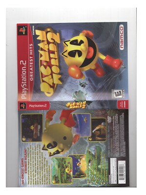 Pacman World 2 PS2 ARTWORK ONLY Authentic Original | eBay
