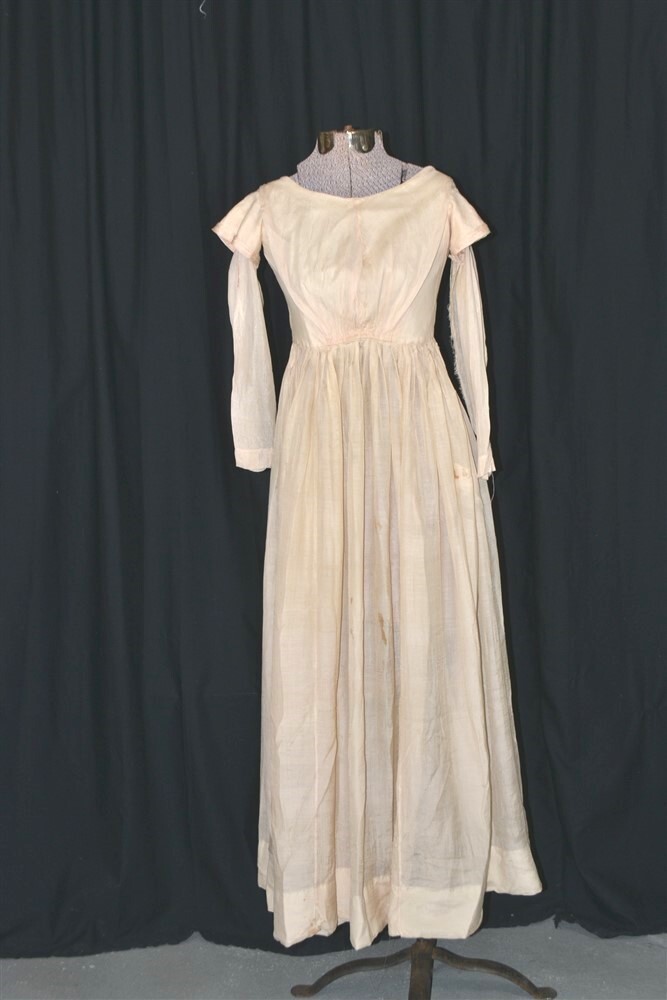 antique regency dress original 1820/30 bust 28 waist … - Gem