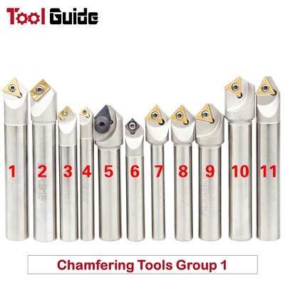 Indexable Chamfering Tool Lathe Tool Holder Chamfer Bar Countersink ...