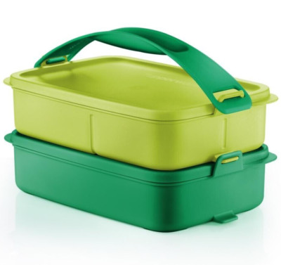 Tupperware Click To Go Set 900ml Green | eBay Australia