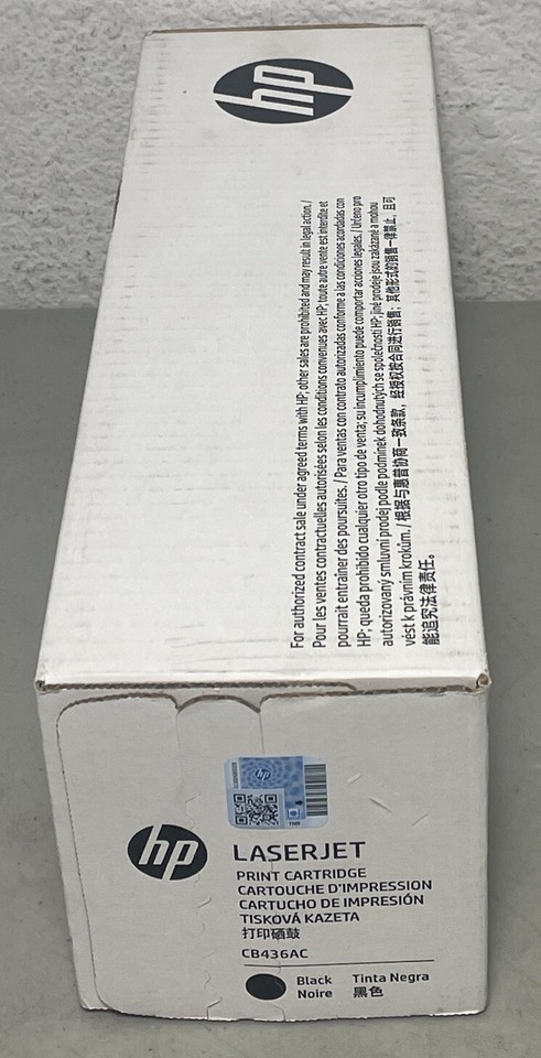 New Genuine HP 36A Black Print Toner Cartridges CB436AC - FACTORY ...
