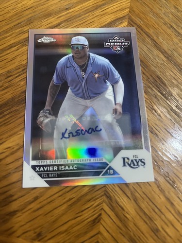 2023 Topps Pro Debut Chrome Refractor Auto 72/99 Xavier Isaac Autograph ...