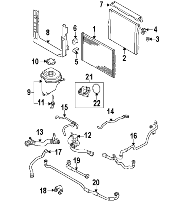 BMW 17127576363 GENUINE OEM BY-PASS HOSE | eBay