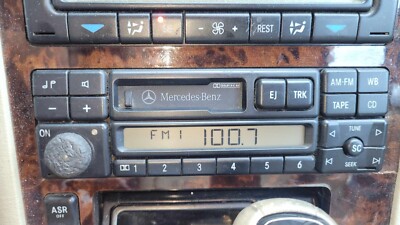 MERCEDES OEM W140 W210 W202 R129 SL500 S420 E320 CASSETTE PLAYER RADIO ...