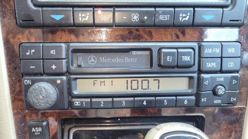 MERCEDES OEM W140 W210 W202 R129 SL500 S420 E320 CASSETTE PLAYER RADIO ...