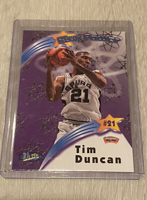 1997-98 Fleer Ultra Star Power #18 Tim Duncan Rookie RC- FREE SHIP ON ...