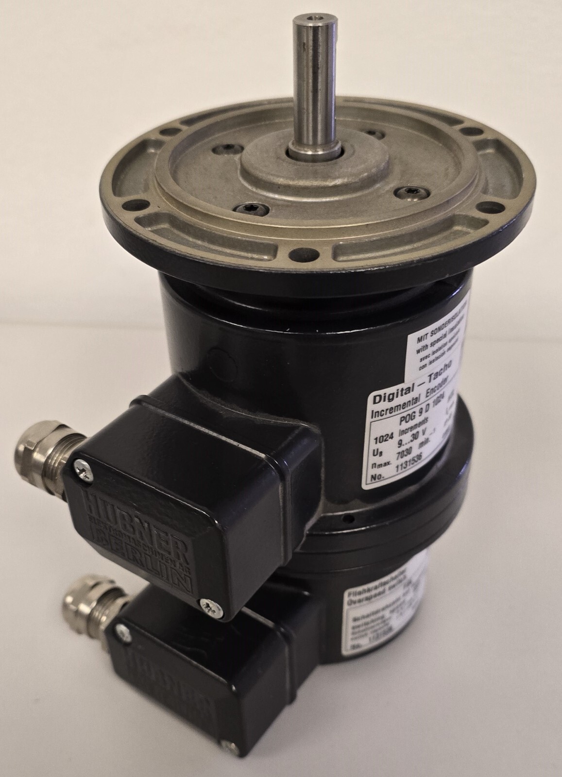 Digital tacho/encoder HUBNER P0G9D1024 with overspeed switch FSL | eBay