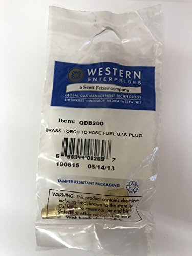Western Enterprises QDB200, Male Plug for an additional torch to hose ...