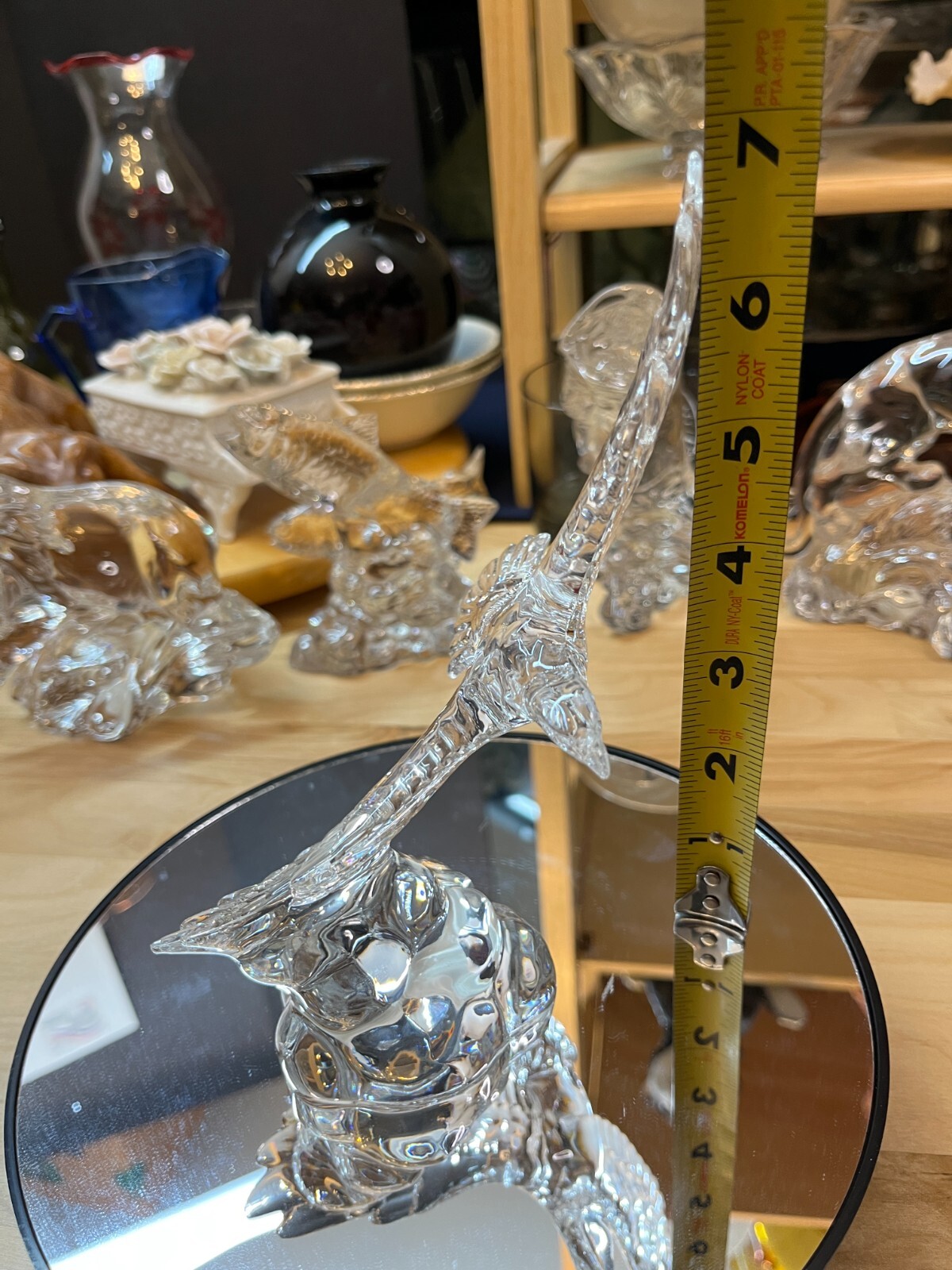 Princess House Wonders Of The Wild 24% Lead Crystal Animal Figurines ...