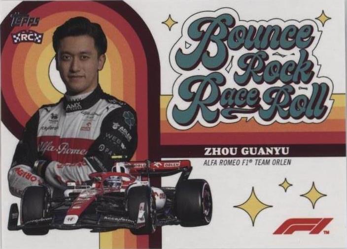 2022 Topps Formula 1 - Bounce Rock Race Roll Zhou Guanyu #BRRR-GZ (RC ...