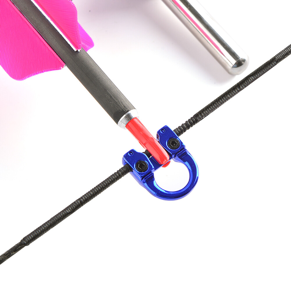 Archery Metal D Loop Bow String Release U Nock Ring Hunting Target ...