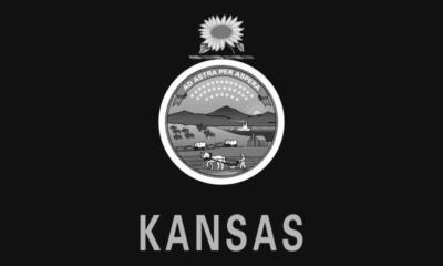 Kansas KS State Flag Decal Vinyl Camper Truck Window Sticker Subdued ...