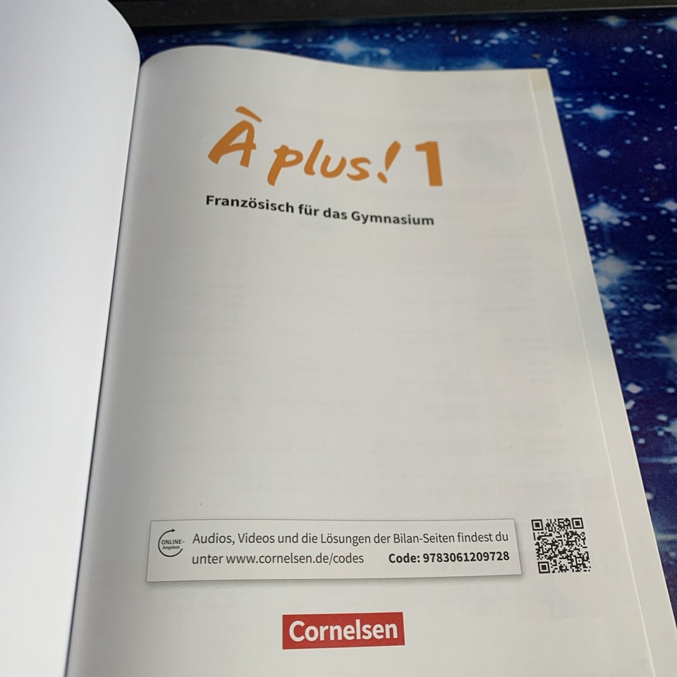 Schulbuch A PLUS 1 - Französisches Lehrbuch Cornelsen 2020 Gymnasium ...