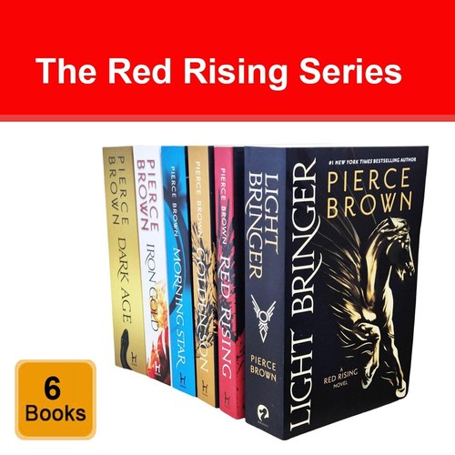 The Red Rising Series by Pierce Brown 6 Books Collection Set Pack Light ...