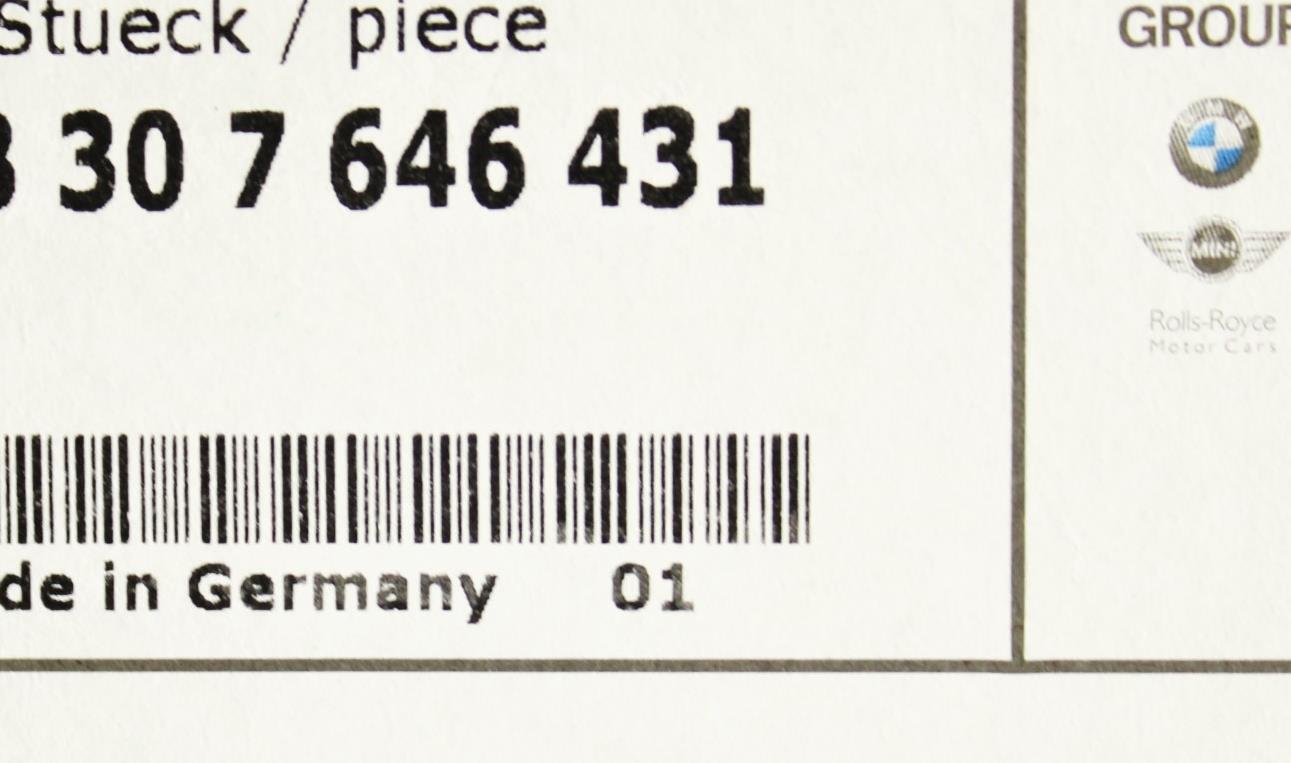 BMW Rear Muffler with Exaust Flap Part Number - 18307646431 | eBay