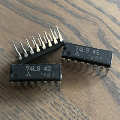 74LS42 SN74LS42N SN74LS42 BCD to Decimal Decoder DIP16 (Pack of 5) | eBay