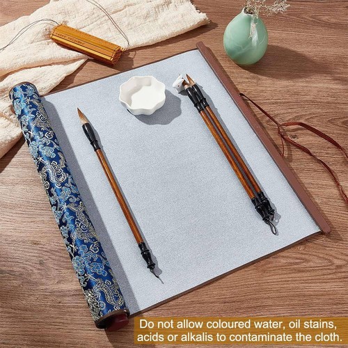 Inkless Chinese Calligraphy Set Reusable Water Writing Cloth Scroll4864 ...